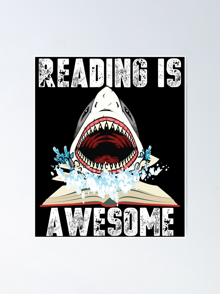 "Reading is Awesome" Poster for Sale by mahamodulrony | Redbubble