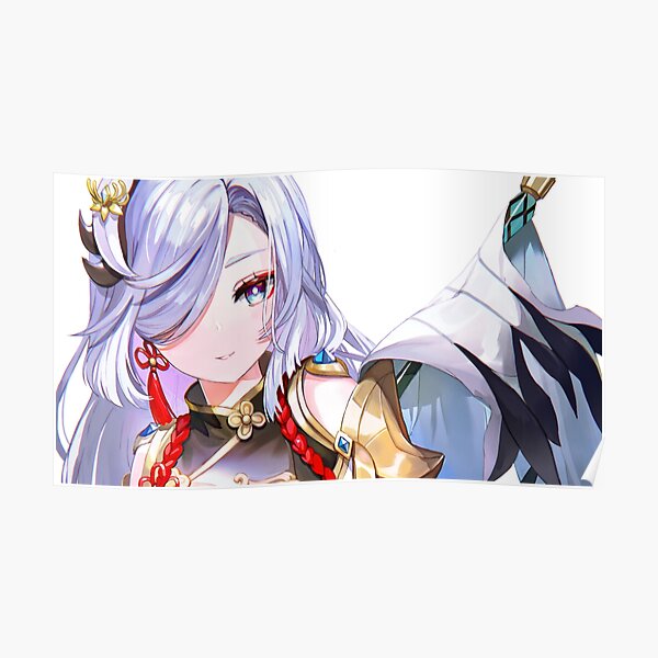 "Genshin Impact №121 Shenhe" Poster for Sale by MikadoMur | Redbubble