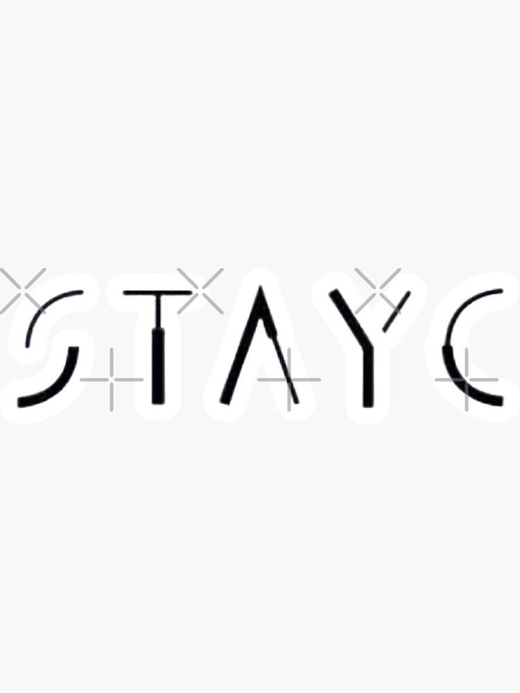 "stayc youngluv logo" Sticker by holkiepolkie | Redbubble