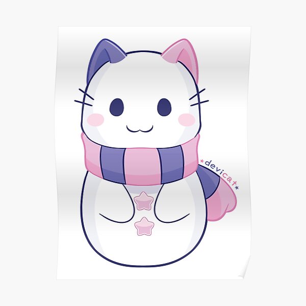 "CandiCat SnowCat - 2021" Poster for Sale by devicatoutlet | Redbubble