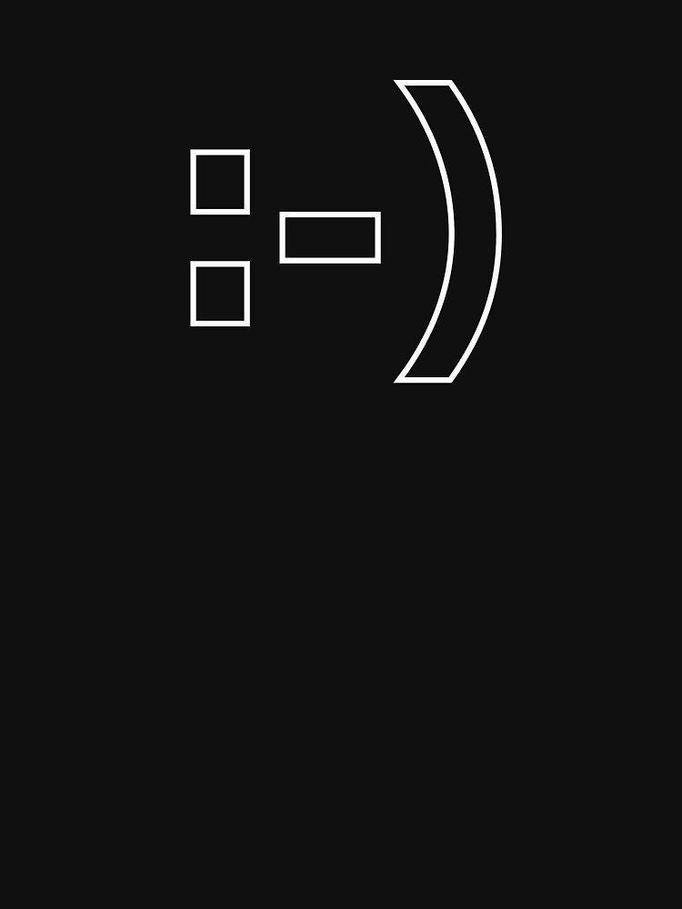 Happy And Funny Computer Face Design" T-shirt for Sale by Sjekkieboem ...