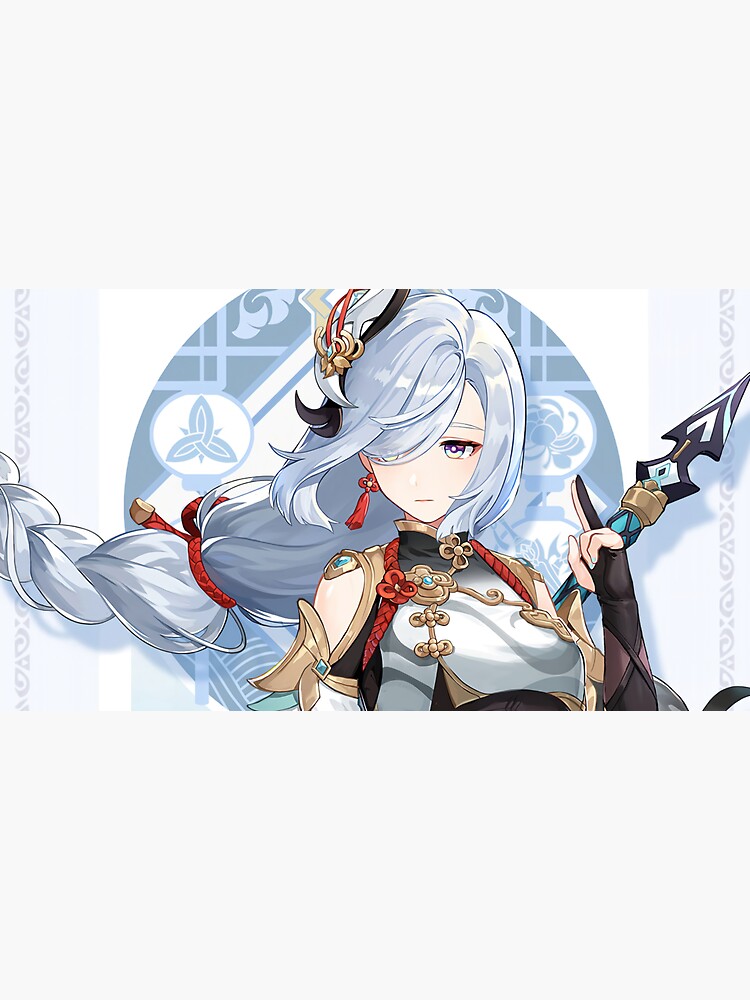 "Genshin Impact №130 Shenhe" Sticker for Sale by MikadoMur | Redbubble