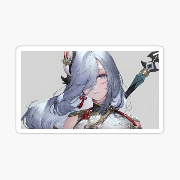"Genshin Impact №131 Shenhe" Sticker by MikadoMur | Redbubble