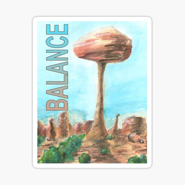 "Balance" Sticker for Sale by marcoart01 | Redbubble