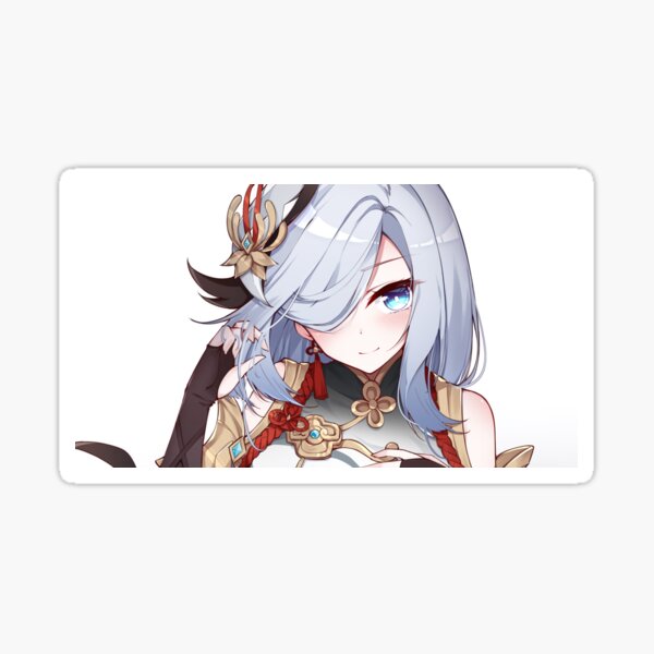 "Genshin Impact №136 Shenhe" Sticker by MikadoMur | Redbubble