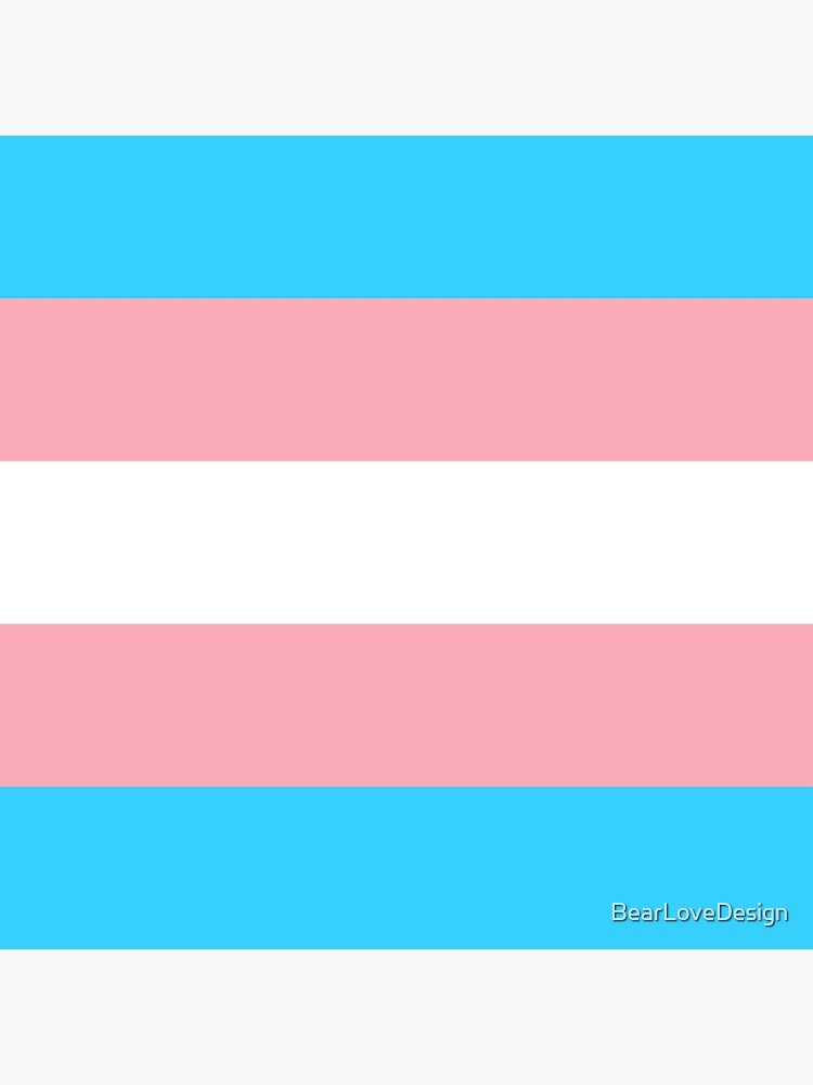 "Trans Flag as a Square - LGBT Trans" Poster for Sale by BearLoveDesign ...