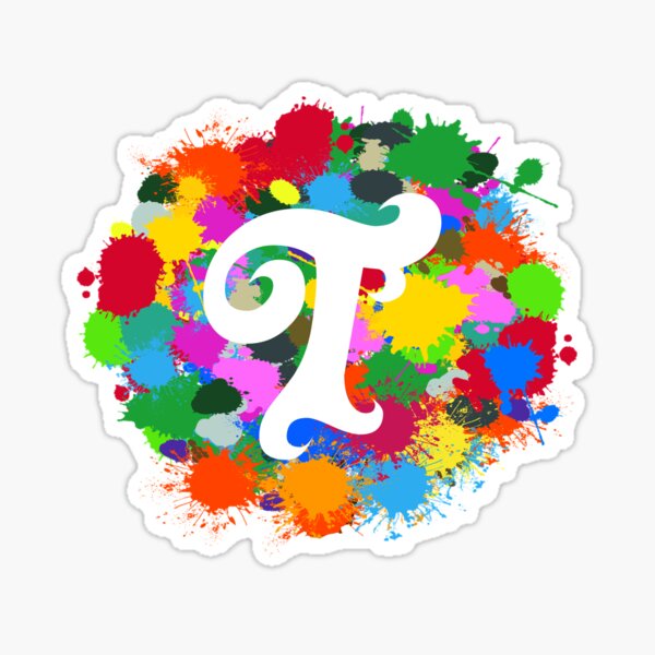 "letter t" Sticker by Elyora | Redbubble