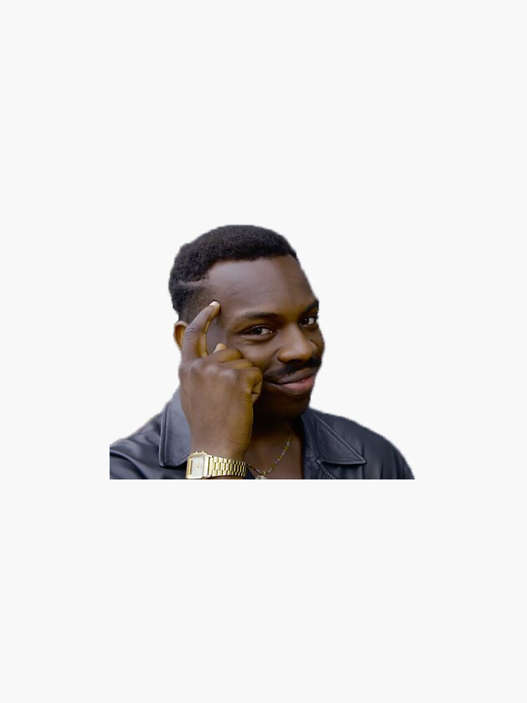 "Roll Safe Meme" Sticker for Sale by dominiccosta | Redbubble