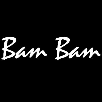 "Bam Bam" Sticker for Sale by Swag Shop | Redbubble