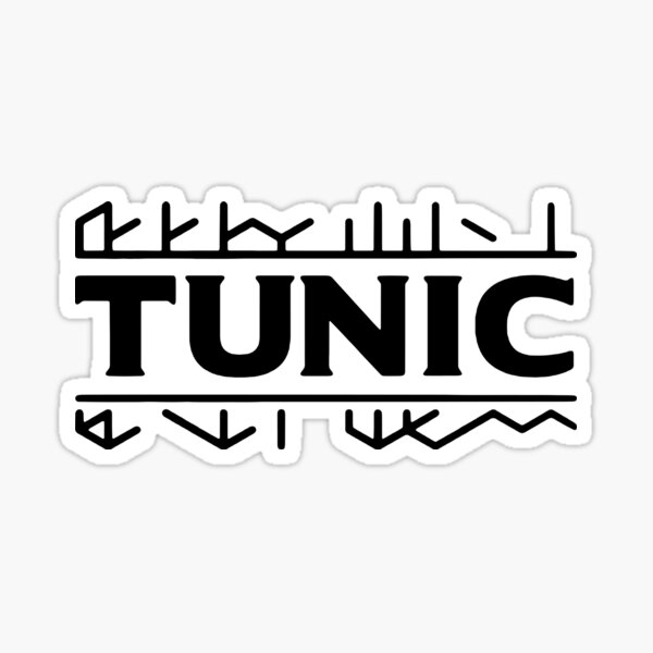 "Tunic Logo design" Sticker by Unfairsneaker | Redbubble
