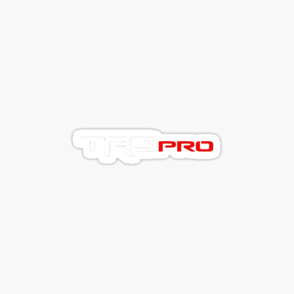 "TRD-PRO" Sticker by Racingdecals | Redbubble