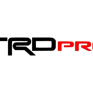 "TRD-PRO" Sticker by Racingdecals | Redbubble