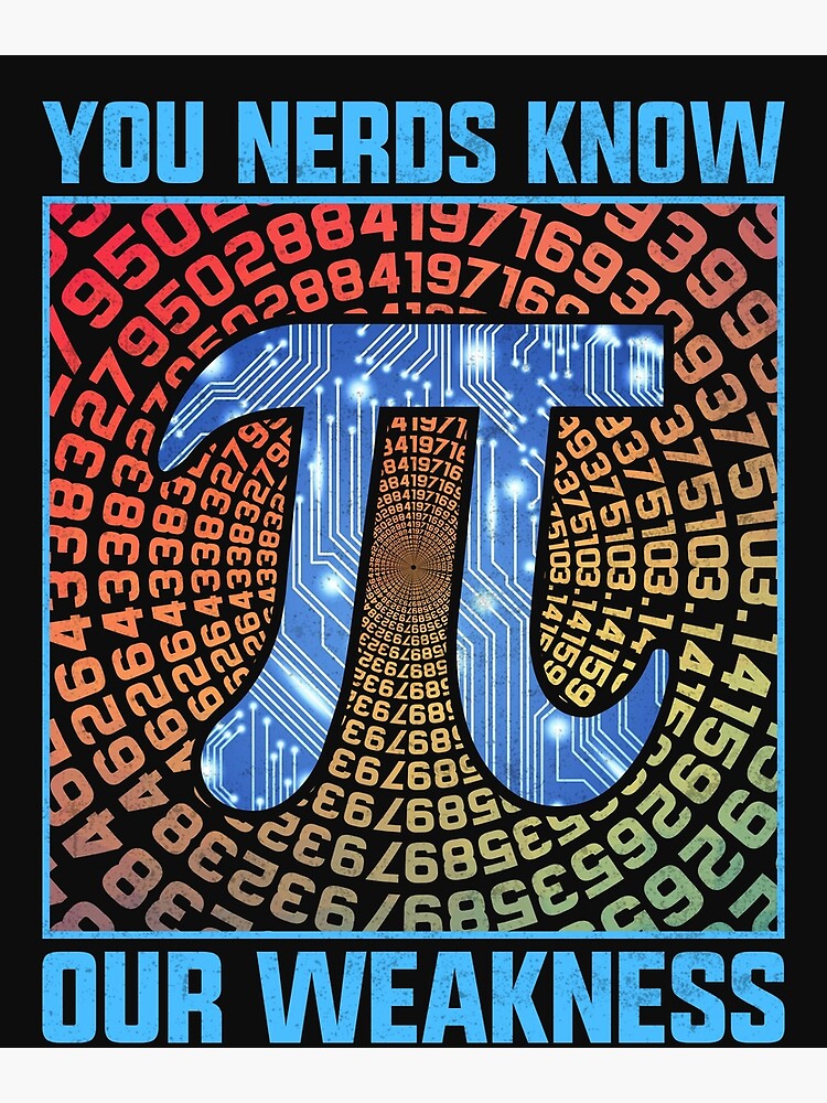 "Pi, π, spiral, Science, Mathematics, Math, Irrational Number" Poster ...