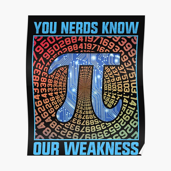 "Pi, π, spiral, Science, Mathematics, Math, Irrational Number" Poster ...