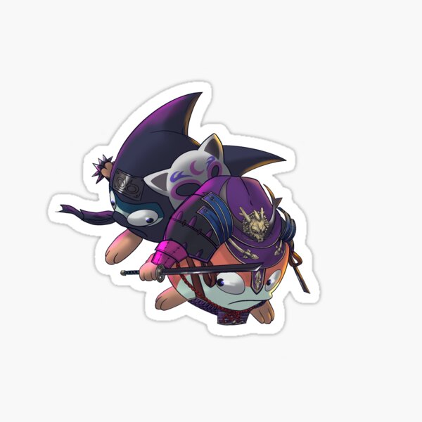 "Samurai Mojacko" Sticker by Jayson986 | Redbubble