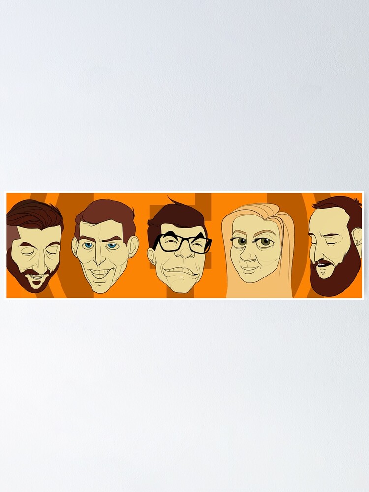 "Funhaus Caricatures" Poster by Franjolos | Redbubble