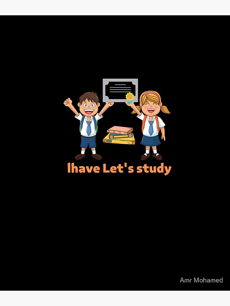 "Let's study together" Sticker by AmrMohamedAbde | Redbubble