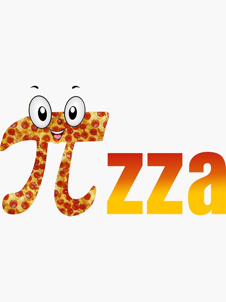 "Funny Pizza Symbol Pi Cute Matching Eating Pizza Pi Symbol Math ...