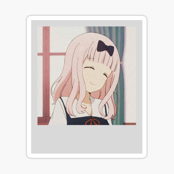 "Kaguya sama Chika Fujiwara " Sticker for Sale by OtakuWord | Redbubble