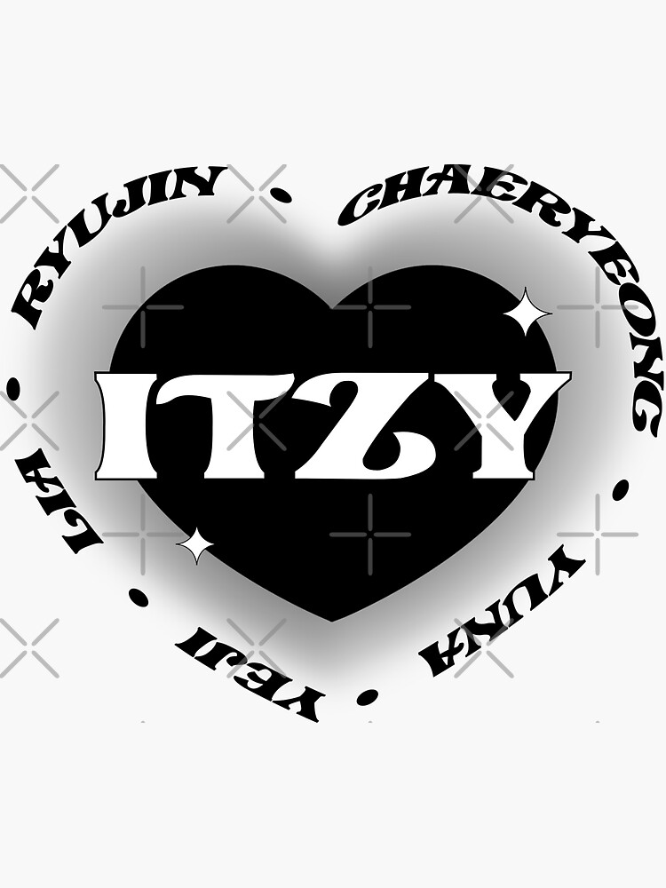 "ITZY" Sticker by leasavard | Redbubble