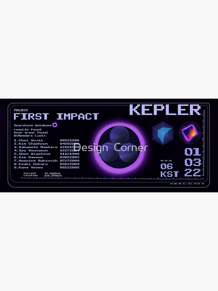 " Kep1er (Kepler) All members information space themed futuristic ...