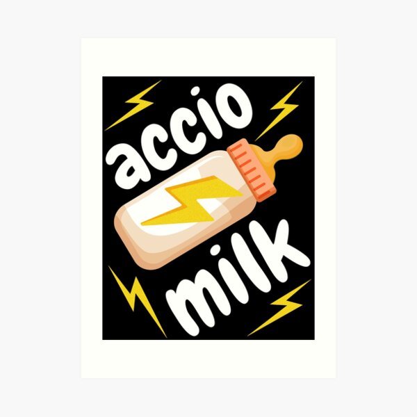 "Accio Milk baby casts a spell wizard funny magic saying baby shower ...