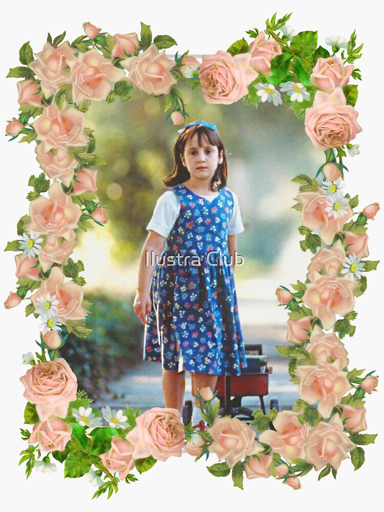 "matilda aesthetic" Sticker by Domiilustra | Redbubble