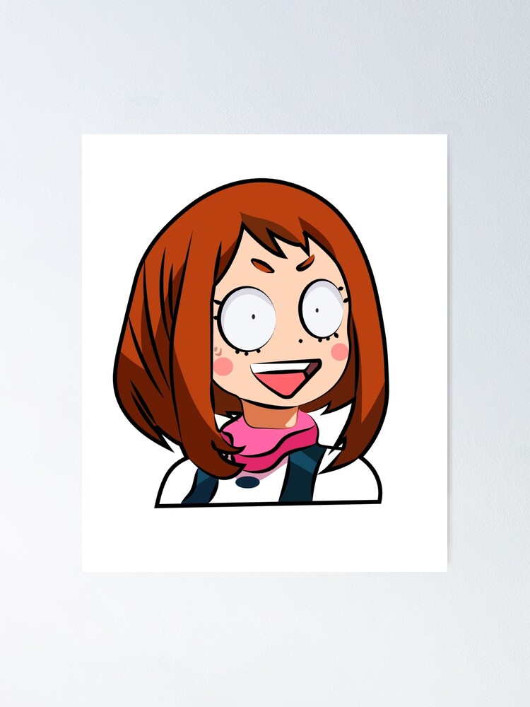 "Funny My Hero Academia Ochaco Uraraka Quotes design cool" Poster by ...