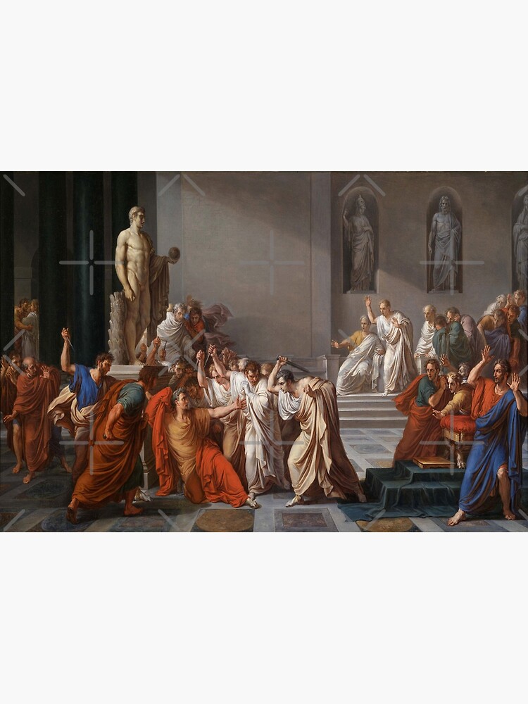 "La morte di Cesare (The Assassination of Julius Caesar) by Vincenzo Camuccini" Poster by Sunset ...