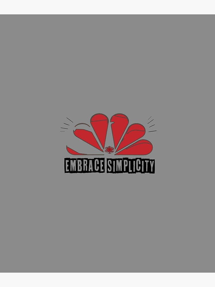 Póster «Awsom Simplicity cita el diseño del logotipo "Embrace ...