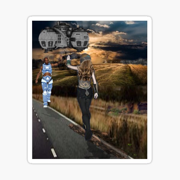 "Zandar Finally Arrives" Sticker by TrishBrown101 | Redbubble