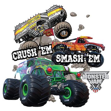 "Monster Jam Artwork Monster Trucks" Poster for Sale by Briaannaaa24 ...