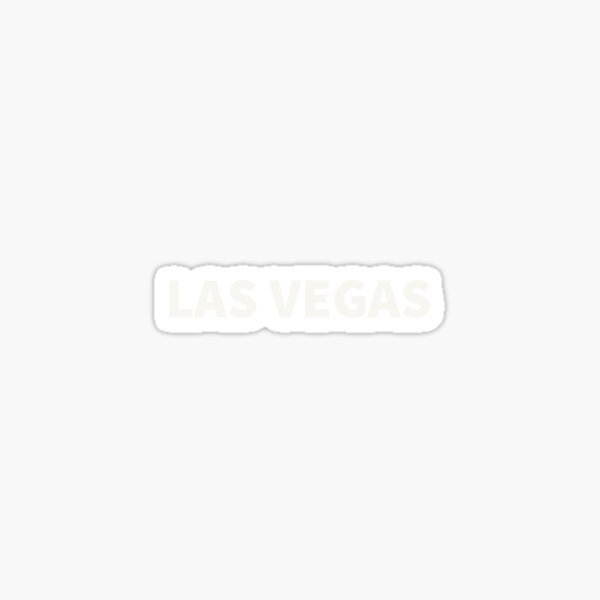 "LAS VEGAS" Sticker by SugarLady | Redbubble