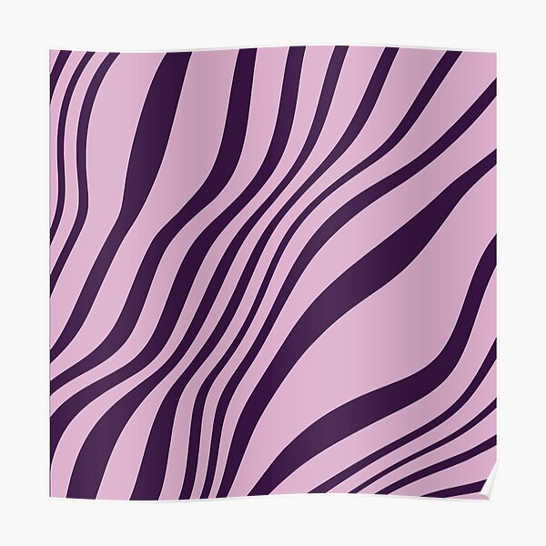 "Abstract design of watercolor wavy pastel pink and burgundy lines ...