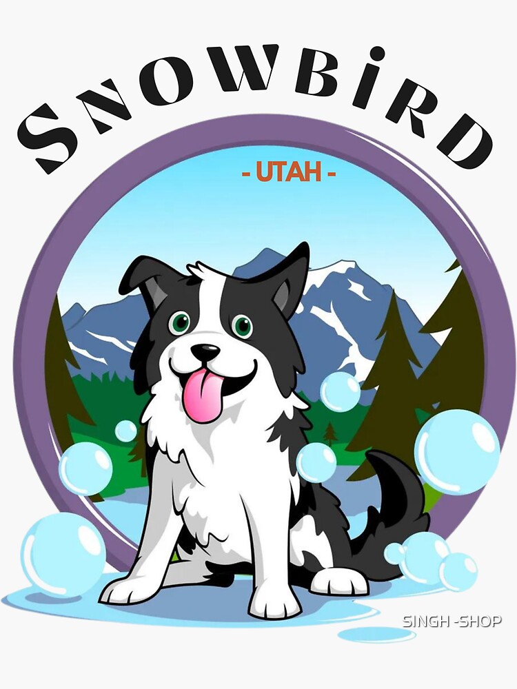 "Snowbird Ski Resort" Sticker by kajal30november | Redbubble