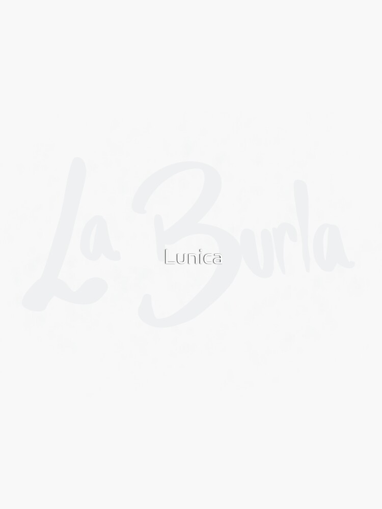 "La Burla - joke" Sticker by Lunica | Redbubble