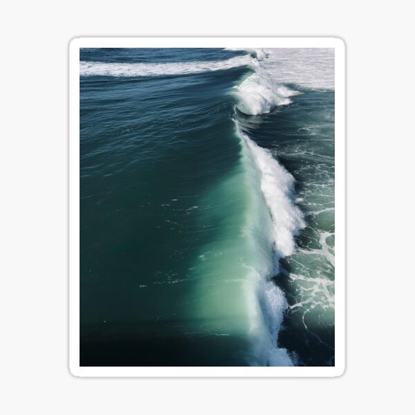 "The Tide Of Ocean" Sticker by RossyArtClutter | Redbubble