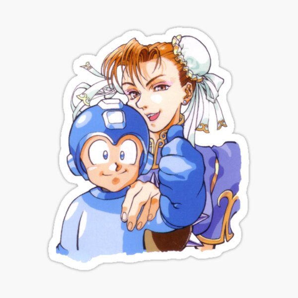 "Mega And Li" Sticker for Sale by Catmander | Redbubble