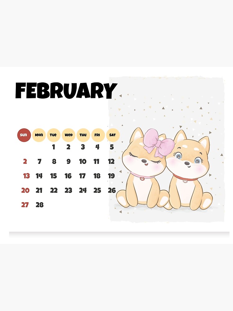 "february 2022 Mini Month calendar for bullet journal planner" Art ...