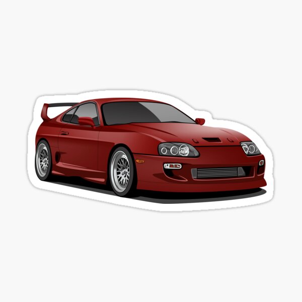 "Supra Mk4" Sticker by PetrolPin | Redbubble