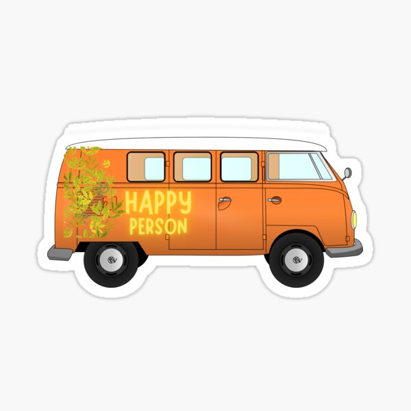 "happy person" Sticker for Sale by VibessLIFE | Redbubble