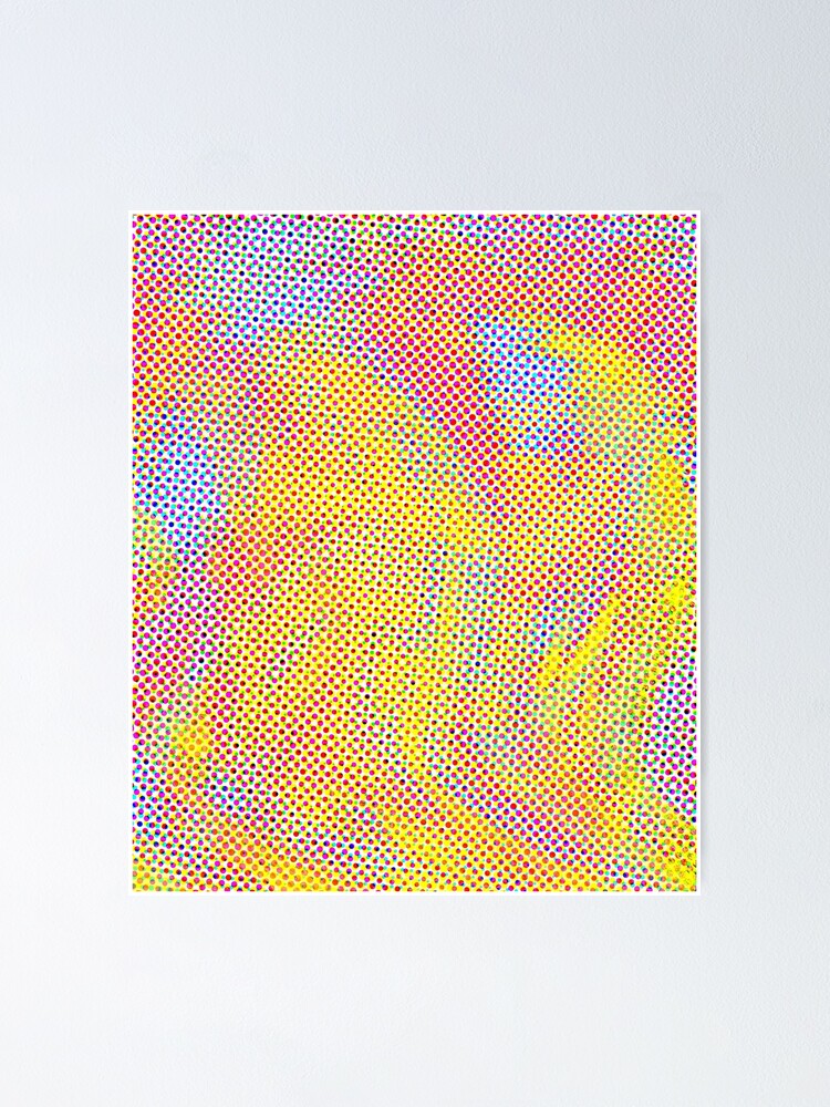 "Tie Dye Halftone Trippy Art Tri-Color" Poster for Sale by deskwhiskey ...