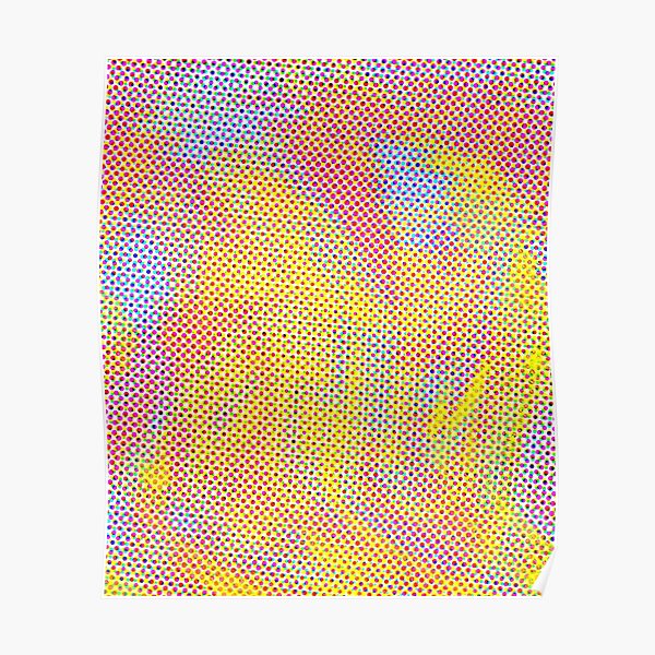 "Tie Dye Halftone Trippy Art Tri-Color" Poster for Sale by deskwhiskey ...