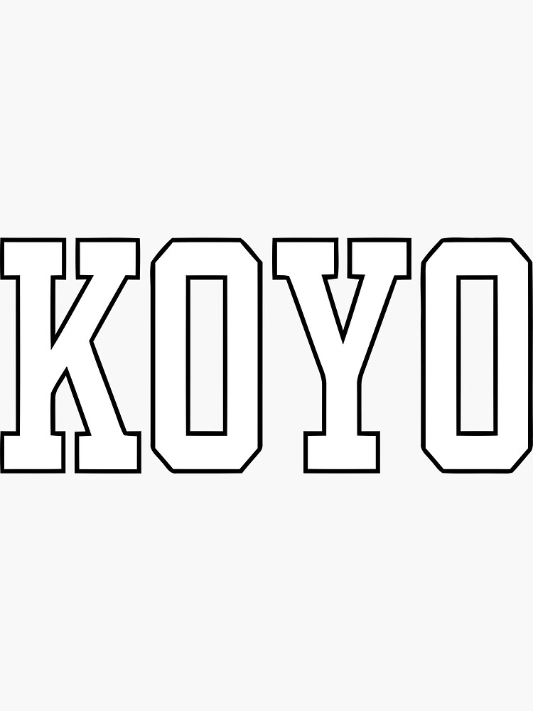 "Brass City Merch Koyo Logo" Sticker for Sale by SemiKiya | Redbubble