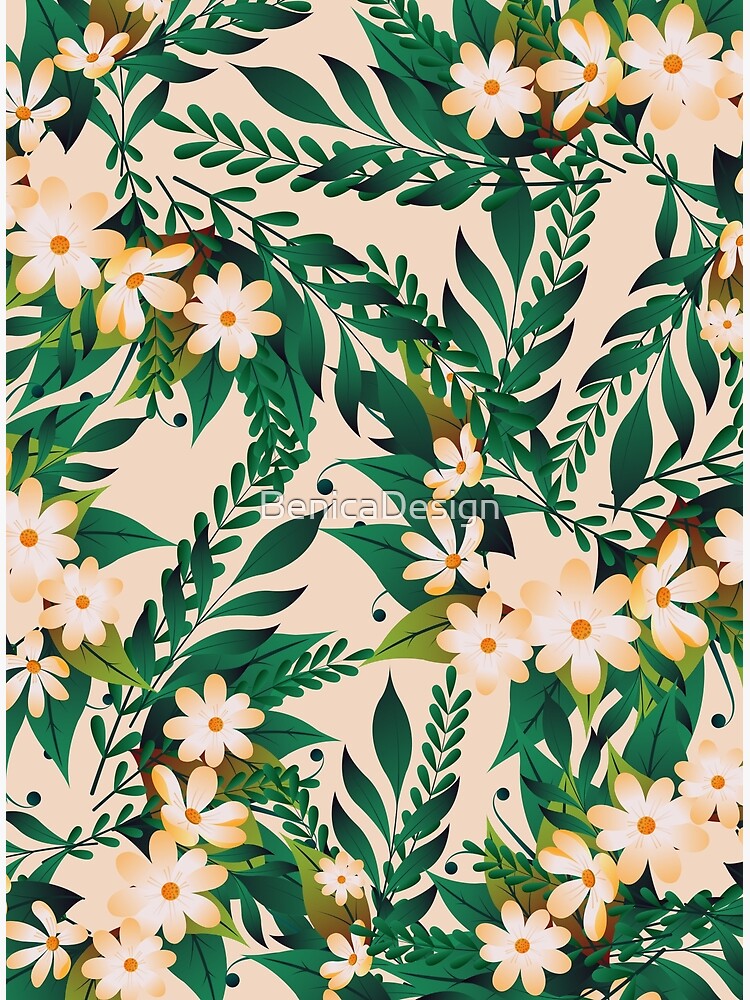"Botanical garden" Poster for Sale by BenicaDesign | Redbubble