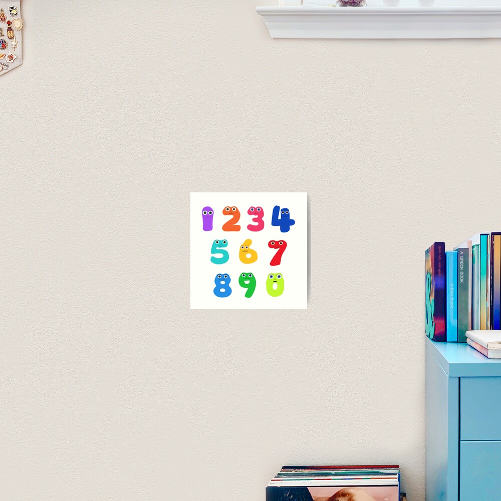 "Cbeebies Numberjacks artwork" Art Print by Phoebestorm | Redbubble