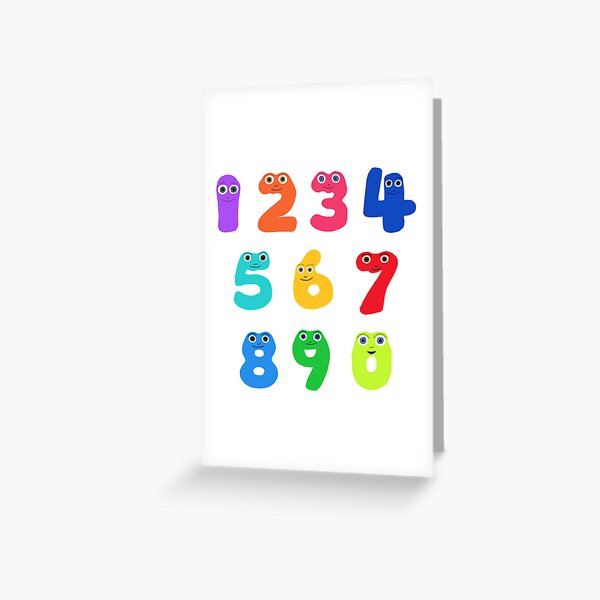 "Cbeebies Numberjacks artwork" Greeting Card for Sale by Phoebestorm ...