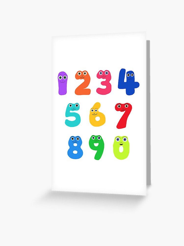 "Cbeebies Numberjacks artwork" Greeting Card for Sale by Phoebestorm ...