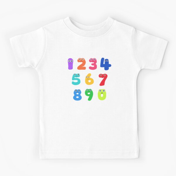 "Cbeebies Numberjacks artwork" Kids T-Shirt for Sale by Phoebestorm ...