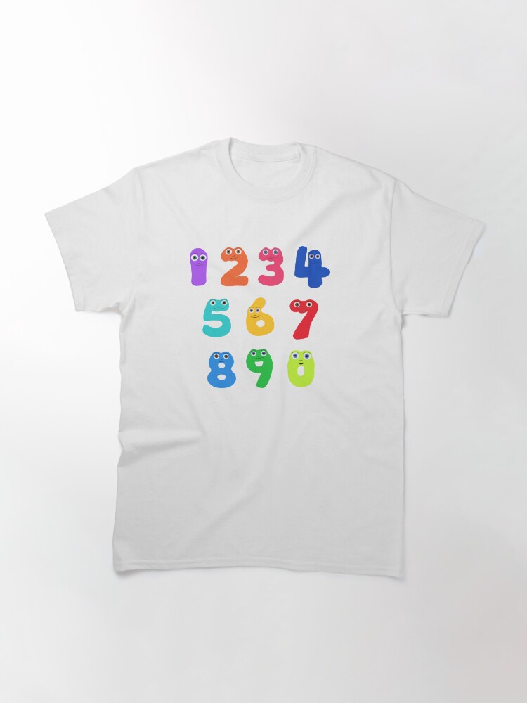 "Cbeebies Numberjacks artwork" Classic T-Shirt for Sale by Phoebestorm ...